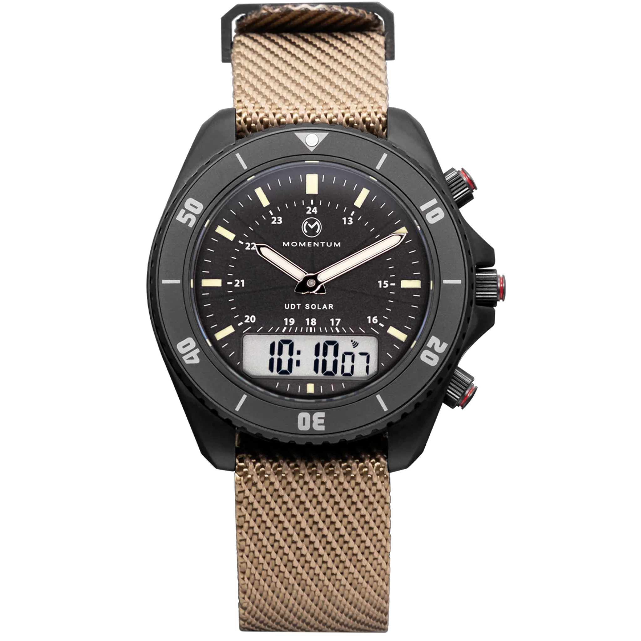 Momentum UDT Solar - Black Dial – Halifax Watch Company