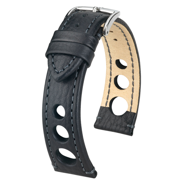 Hirsch RALLY Natural Leather Racing Watch Strap - Halifax Watch Company