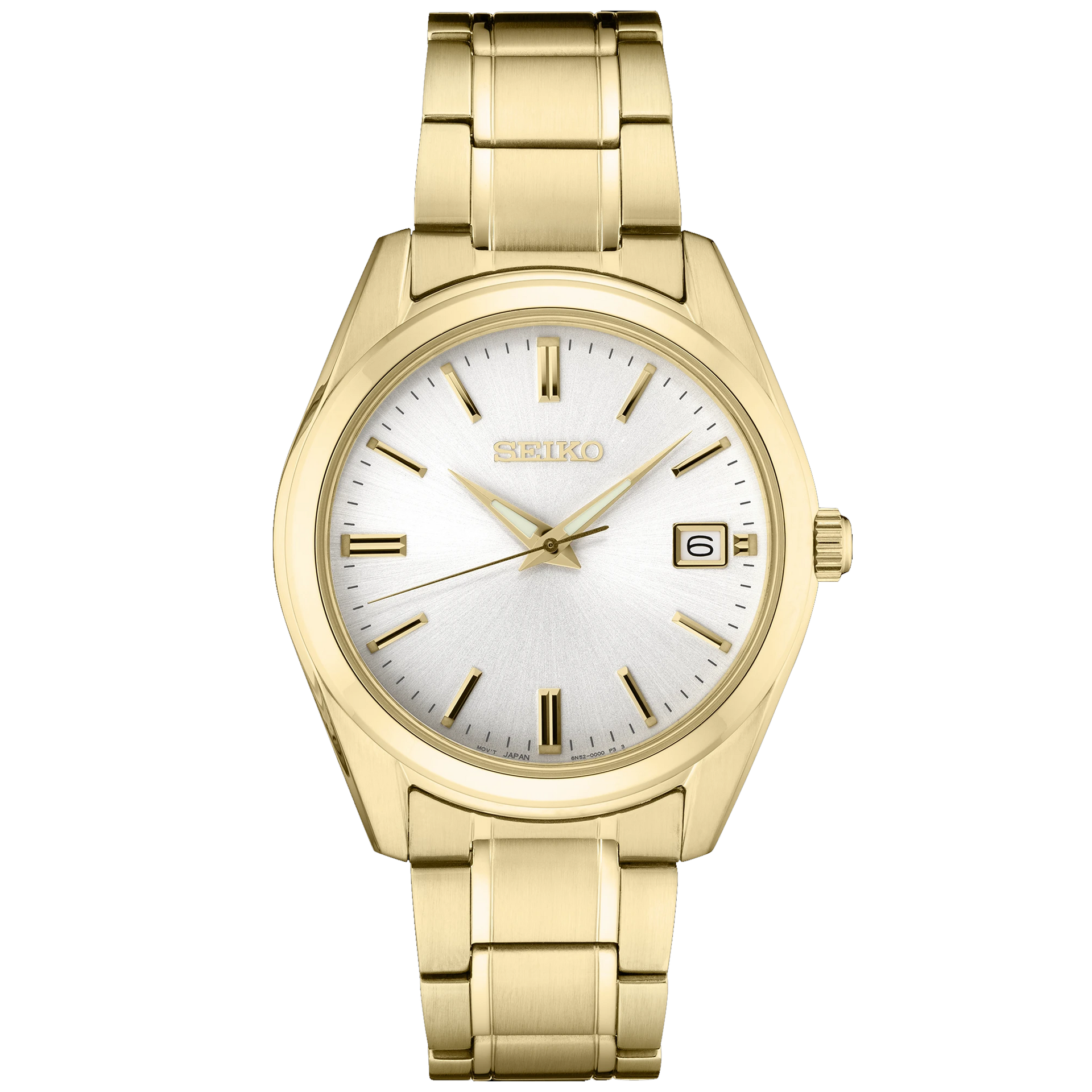 Seiko Watch - Gold Tone SUR314 – Halifax Watch Company