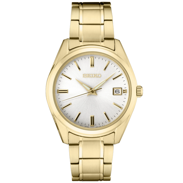 Seiko Watch - Gold Tone SUR314 - Halifax Watch Company